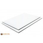 Weatherproof PVC sheets white 2,0 x 1,0 Meter - order now