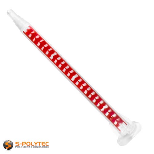 Static mixer for 2-components-adhesives up to 50ml