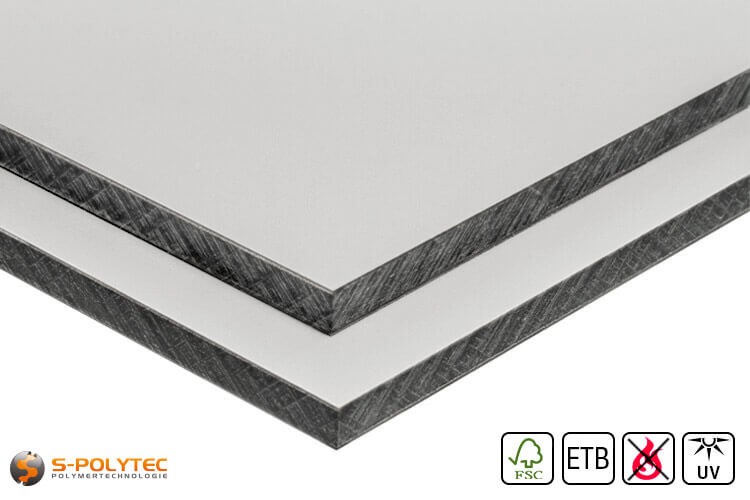 HPL sheets light grey cheap online | S-Polytec