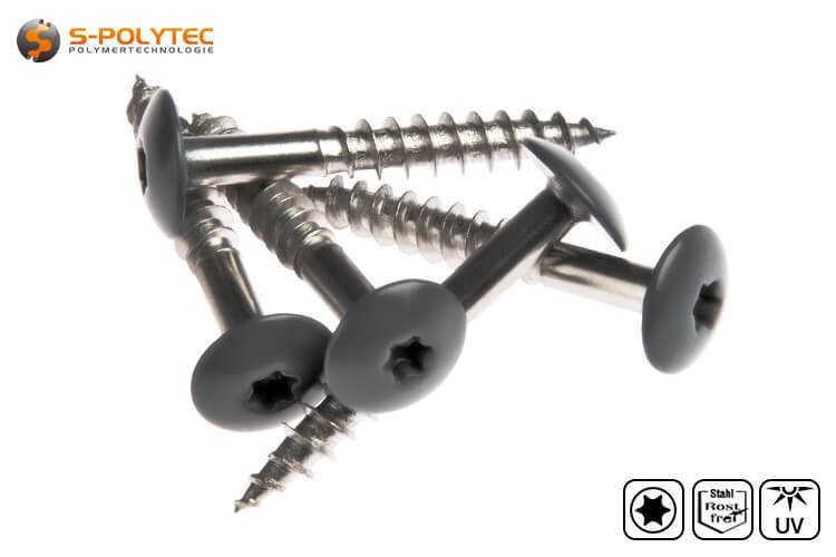 Facade screw anthracite grey (A25.8.1) - Satin finish