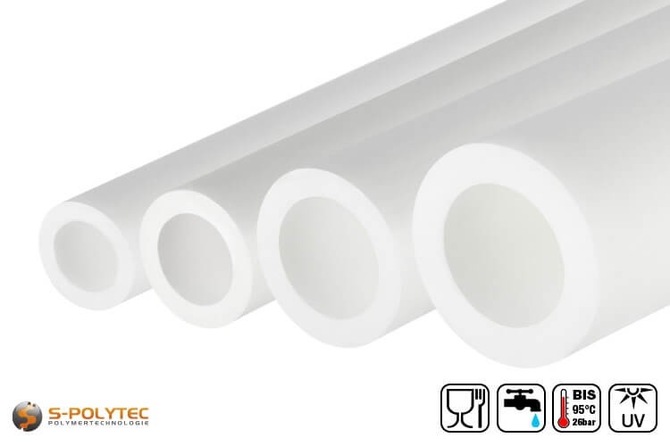 Aqua-Plus PP-R pipes in white - From 1 pipe | S-Polytec