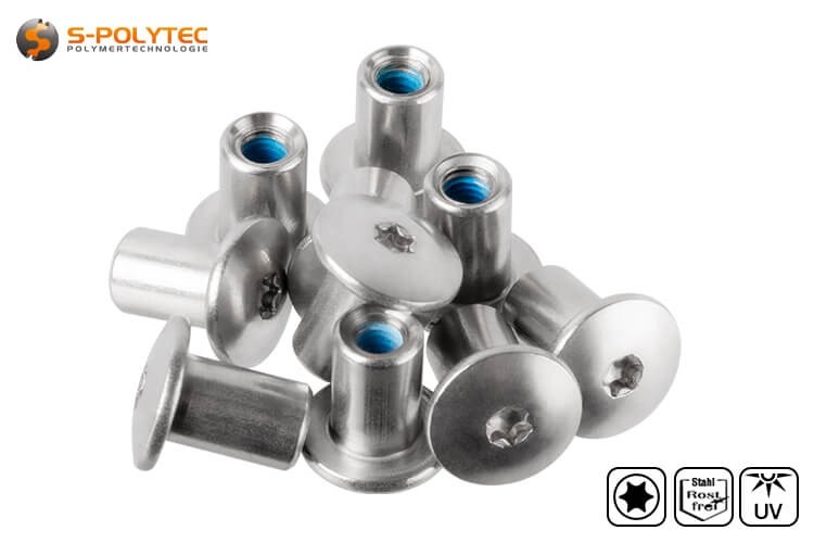 Threaded sleeve M5 stainless steel (unpainted)