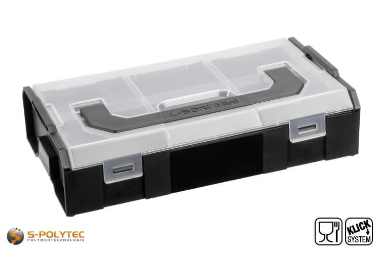 L-BOXX Mini black/transparent (empty) | S-Polytec